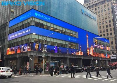 China Outdoor LED Signage Fixed Installation LED Display 6500nits Novastar Controller for sale