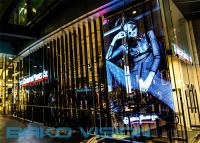 China HD Transparent LED Video Wall Full Color 1000x500mm Panel Aluminum WiFi AC220V 50Hz for sale