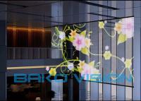 China Full Color High Resolution LED Display Screen Windows Glass 60-80% Transparency for sale