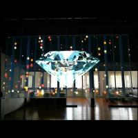 China Outdoor Waterproof Transparent LED Screen 5500 Nits 3.9x7.8mm Pitch for Glass Wall for sale