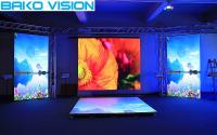 China P3.91 Indoor Rental Floor LED Display 500x500mm Dual Purpose for Wedding Night Club for sale