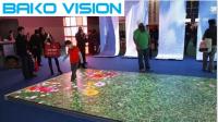 China Outdoor Rental LED Display P3.91 P4.81 High Resolution Floor Screen for Wedding Stage for sale