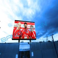 China Aluminum LED Video Wall Screen P10 HD Commercial IP65 High Definition LED Module for sale