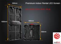 China P2.97mm Indoor Rental LED Display Fine Pitch 500x500mm High Resolution Video Wall for sale