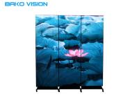 China Movable light weight P3 poster display for shopping center ads for sale