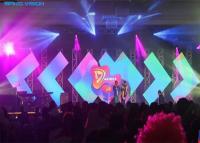 China 16 Bit Stage Rental LED Display P3.91 Indoor Full Color Die Casting Aluminum 500x500mm for sale