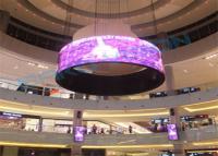 China Flexible Curve Billboard Indoor Advertising LED Display High Definition P4mm for sale