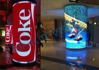 China Flexible LED Display Soft Rubber Module Slim Lightweight Indoor Ribbon Fanless Design for sale