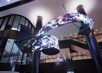 China P2.5 P3 P4 Flexible LED Display , Indoor Foldable Video Wall Creative Installation for sale