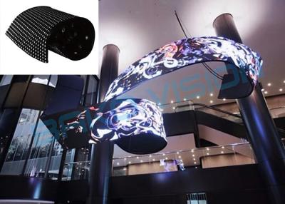 China P3mm Full Color Flexible LED Display 240x120mm High Refresh Rate Curved Advertising Screen for sale