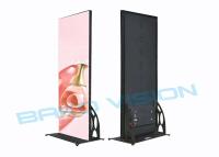 China Floor Standing Indoor LED Poster P2.5 640X1920mm Energy Saving Extremely Thin / Light for sale