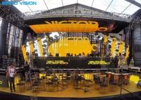 China P31.25 10000nits LED Curtain Display Screen 500x1000mm Panel Outdoor Waterproof for sale