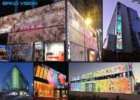 China P31.25 10000nits LED Curtain Display Screen 500x1000mm Panel Outdoor Waterproof for sale