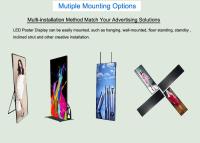 China P2.5mm Indoor LED Poster Mobile Display 3840Hz Refresh 28kg Lightweight for sale