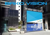 China P3.91mm Outdoor Rental LED Video Wall 500x500mm Panel 1920Hz Refresh Rate 100000 Hrs Life for sale