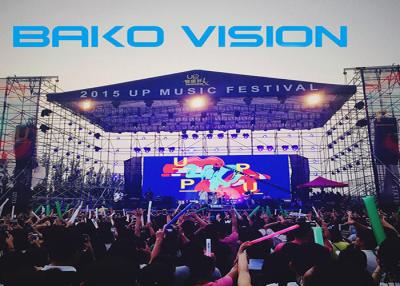 China Nationstar Outdoor Rental LED Display Full Color SMD P4.81 IP65 500x1000mm for sale