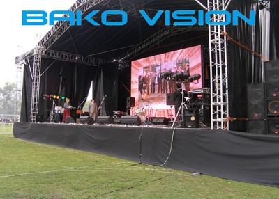China Outdoor Rental LED Display P3.91 P4.81 Anti Shock Cabinet 500x500mm 6000nits for sale