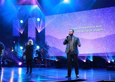 China Indoor HD LED Video Wall 480x480mm Fast Lock System for Concert Church Event for sale