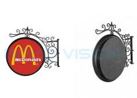 China P4.68mm Circle Shape Outdoor Rental LED Display IP65 Waterproof Wifi Control 4500cd for sale
