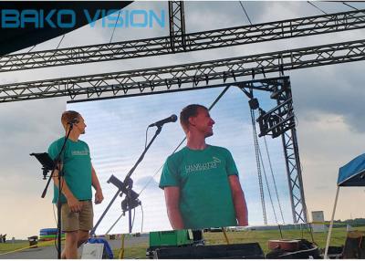 China Energy Saving Outdoor LED Display Screen P4.81mm 6000 Nits Full Color Rental for sale