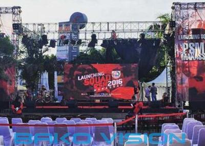 China P4.81 Outdoor LED Rental Screen 6500 Nits Die Cast Aluminum 500x500mm for sale