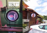 China Round Design Outdoor Full Color Led Display Mini Logo Sign Fixed Installation for sale