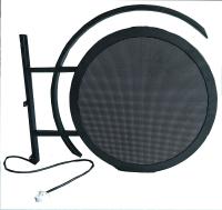 China IP65 P4.68 Outdoor LED Display Panel Round Double Sided Logo Screen 4000 Nits for sale
