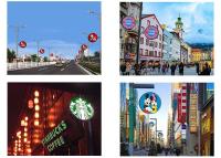 China Round Outdoor LED Display Screen 4.68mm 4500 Nits for Store Branding Advertising for sale