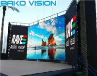 China P4.81 Outdoor Rental LED Display 4000nits 1920Hz Curved Angle Waterproof for sale