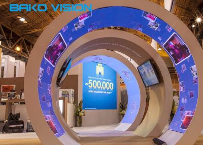 China P3 Flexible LED Display Soft Rubber Module Matrix 240x120mm 111111pixels/m2 for Church School KTV for sale