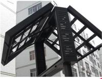 China Wide Viewing Angle Outdoor Fixed LED Display Robust Steel Street Side Double-sided LED Screen for sale