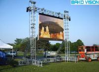 China P3.91mm Outdoor LED Display Screen 6000nits Die Casting Aluminum Panel for sale