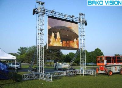 China P3.91mm Outdoor LED Display Screen 6000nits Die Casting Aluminum Panel for sale