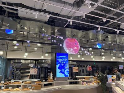 China Transparent LED Screen SMD1921 60-80% Permeability BG Series for Fashion Store for sale
