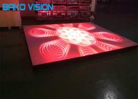 China Rental LED Stage Screen Interactive LED Panel Dance Floor Video Tile Display for sale