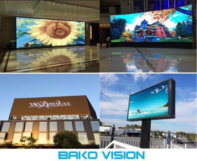 China Outdoor Full Color LED Display 6500 Nits IP65 SMD3535 1920Hz Refresh Rate for sale