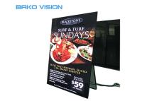 China P2.5 Indoor LED Poster Display 1000 Nits with Wheel Base for Advertising for sale
