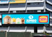 China RGB P10mm Full Color Outdoor LED Display 6500cd/sqm Front Side Maintenance SMD3535 for sale