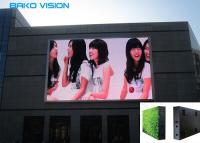 China RGB P10mm Full Color Outdoor LED Display 6500cd/sqm Front Side Maintenance SMD3535 for sale