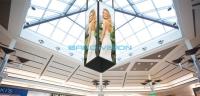China Indoor Poster LED Display P2.5 Mirror Screen 570x1897mm Die Cast Aluminum Wifi 4G USB for Shopping Mall Advertising for sale