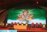 China Indoor Rental LED Display P2.97 500x500mm Die Cast Aluminum Cabinet 1920Hz Refresh Rate for sale