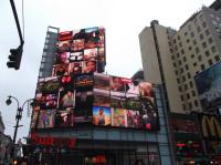 China Steel Pannel Video Led Billboard Screen , High Brightness Led Display Ip65 for sale