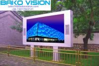 China Outdoor LED Billboard P8 P10 1920Hz Nationstar Lamp Digital Signage for Building Roof Advertising for sale