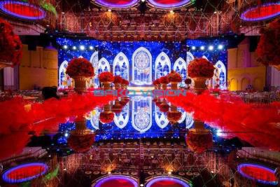 China Indoor Rental LED Display P2.97 500x500mm Die Cast Aluminum Cabinet 1920Hz Refresh Rate for sale