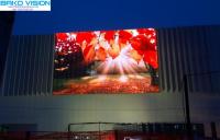 China Outdoor Transparent Curtain Glass Wall LED Screen P15.625 10000nits IP65 for Building Facade for sale