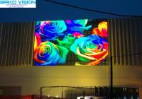 China Outdoor Transparent Curtain Glass Wall LED Screen P15.625 10000nits IP65 for Building Facade for sale