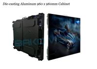 China Die Casting Aluminum Billboard LED Display P6.67 960x960mm Outdoor Advertising 6500nits for sale