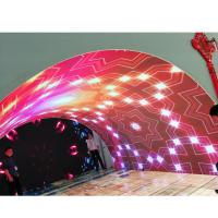 China High Definition Flexible LED Display P2.5 Soft Module 1000 Nits For Curved Screen for sale