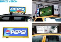 China 5mm Pixel Pitch Taxi Top LED Display Screen 960x320mm Outdoor Waterproof High Brightness 5500nits for sale