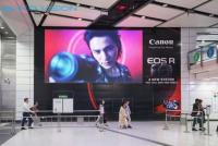 China Indoor LED Display P3 High Image Quality Video Wall Front Service Corner Screen Advertising Module for sale